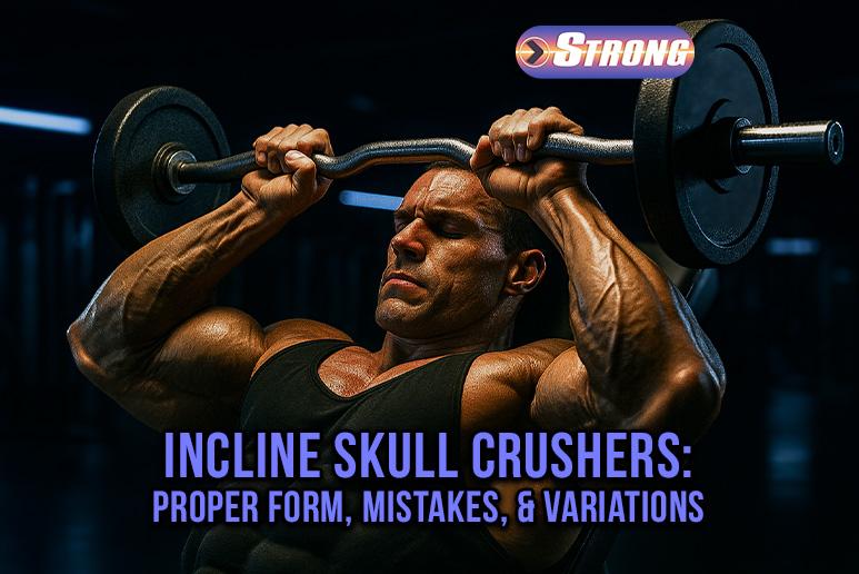 Incline Skull Crushers: Proper Form, Mistakes, and Variations - Strong ...