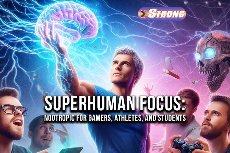 Alpha Lion SuperHuman Focus: Nootropic For Gamers & Students - Strong Supplement Shop