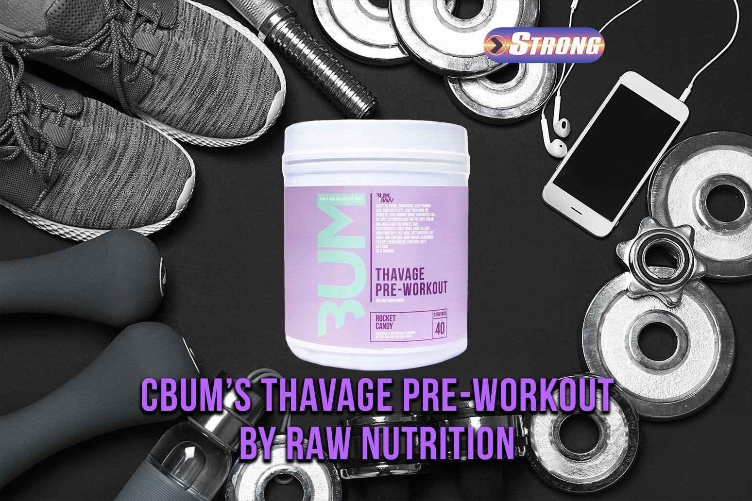 Thavage Pre Workout by Raw Nutrition: Designed By CBum - Strong ...