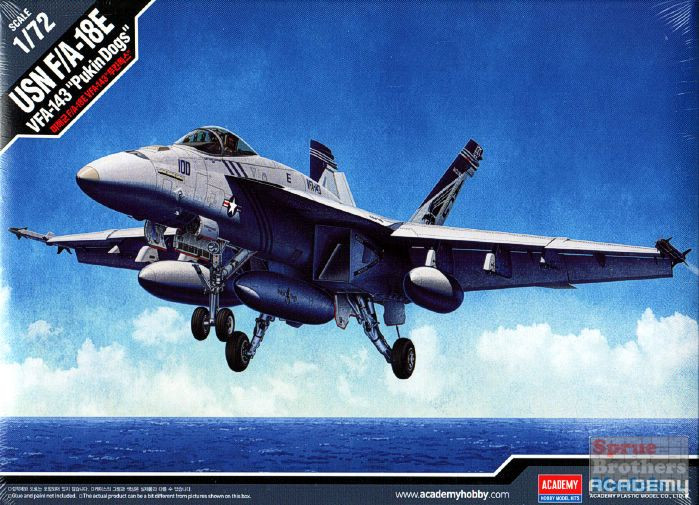 ACA12547 1:72 Academy F-18E Super Hornet "VFA-143 Pukin Dogs" - Sprue ...