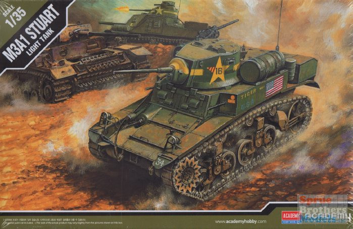 ACA13269 1:35 Academy M3A1 Stuart - Sprue Brothers Models LLC