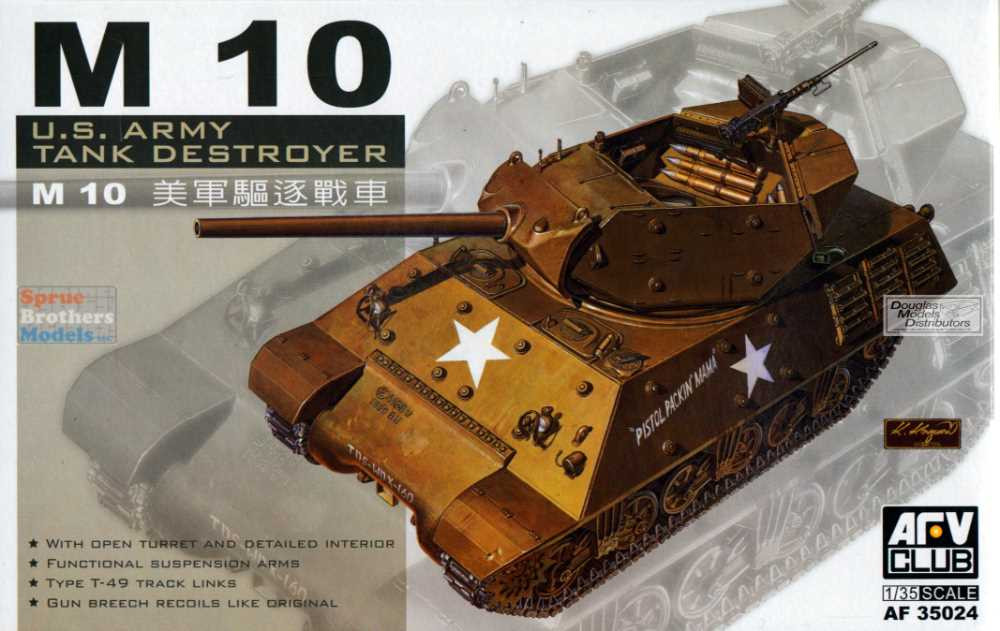 AFV35058 1:35 AFV Club M36 Jackson US 90mm Tank Destroyer - Sprue ...