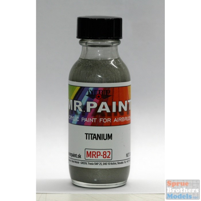 MRP082 MRP/Mr Paint - Titanium 30ml (for Airbrush only) - Sprue ...