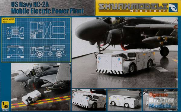 SKM48021 1:48 Skunk Models US Navy NC-2A Mobile Electric Power Plant ...