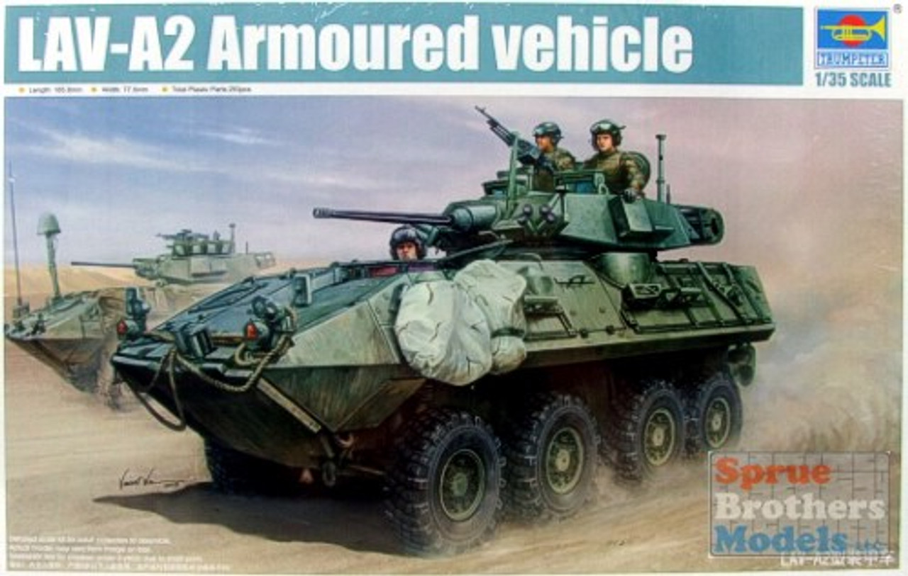 TRP01519 1:35 Trumpeter LAV-III Kodiak Wheeled Armored Vehicle #1519 - Sprue Brothers Models LLC