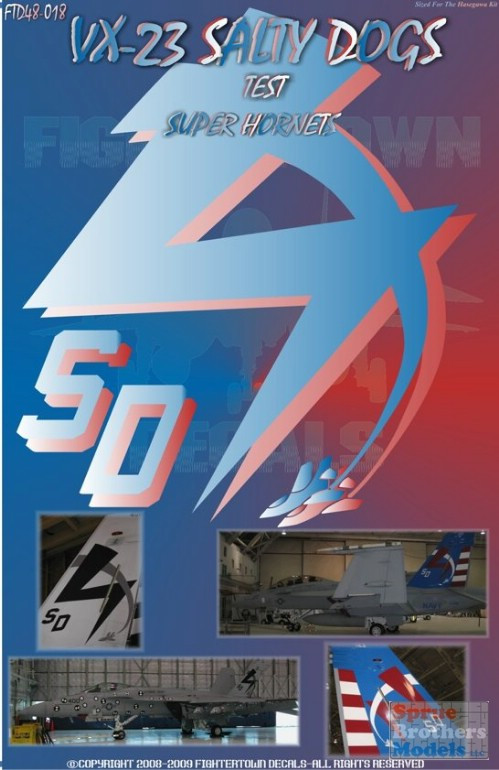 SBD48002 1:48 SB Decals F-18F F-18E Super Hornet VFA-11 Red Rippers ...