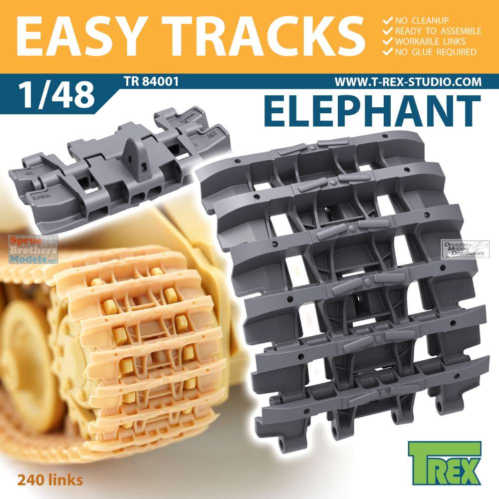 TRXTR85033 1:35 TRex - Leopard 2 Tracks - Sprue Brothers Models LLC