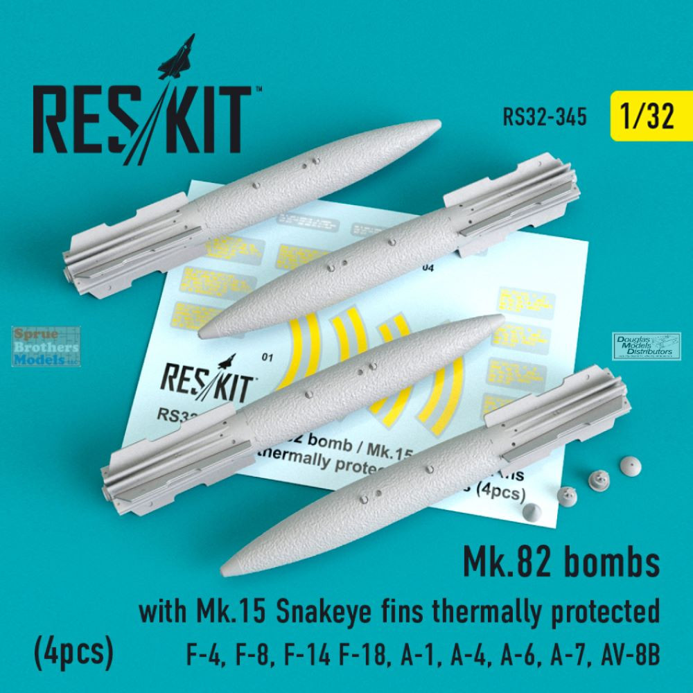 RESRS320060 1:32 ResKit Matra-155 Rocket Launcher Set (4 pcs) - Sprue ...