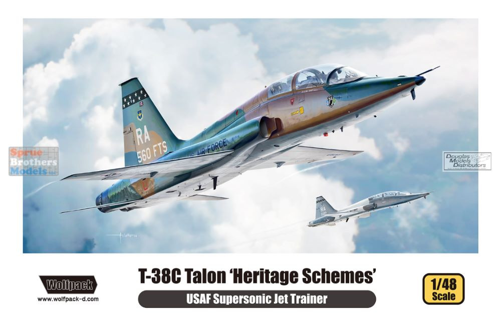 WPD10015 1:48 Wolfpack T-38C Talon 'Heritage Schemes' - Sprue Brothers ...