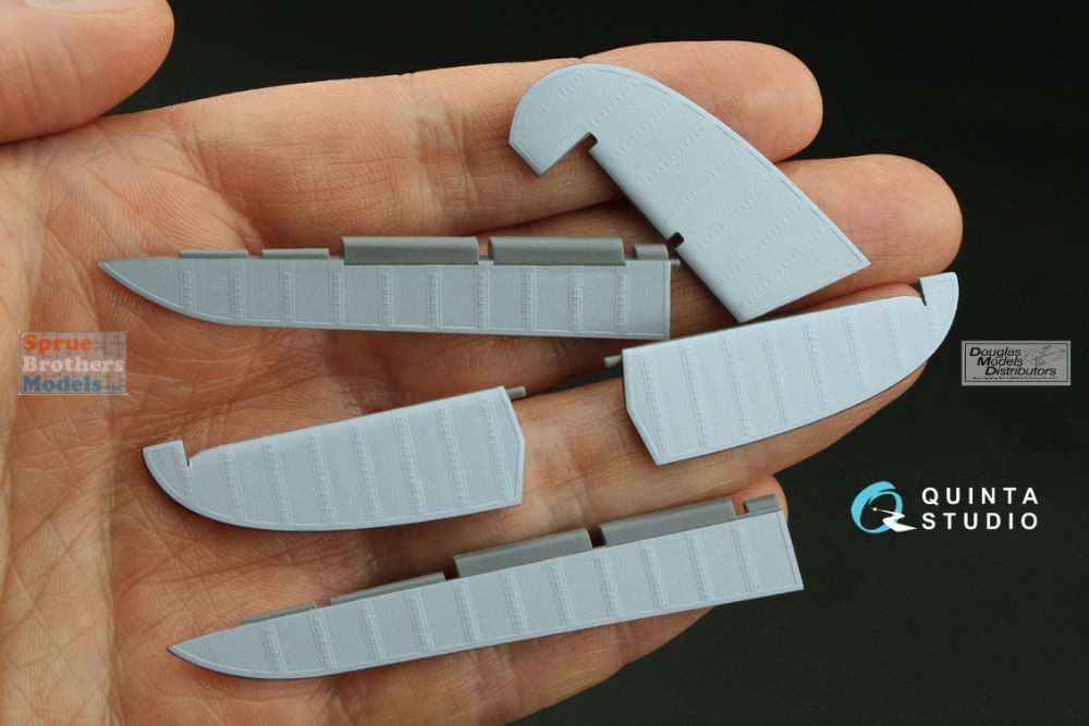 QTSQP32018 1:32 Quinta Studio 3D Decal - Control Surfaces for MC.202 Folgore (ITA kit) - Sprue ...