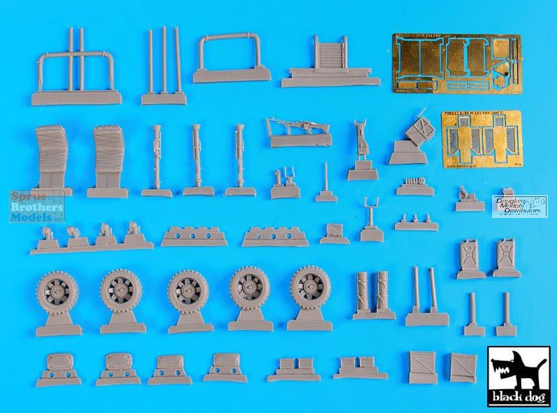 BLDT35121T 1:35 Black Dog M151 FAV Conversion Set (TAM kit) - Sprue ...