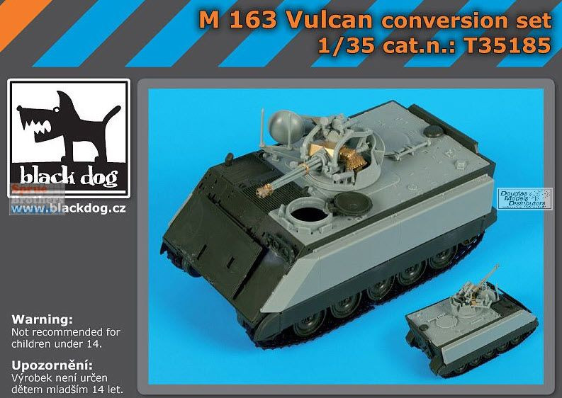 BLDT35185T 1:35 Black Dog M163 Vulcan Conversion Set (ACA kit) - Sprue ...