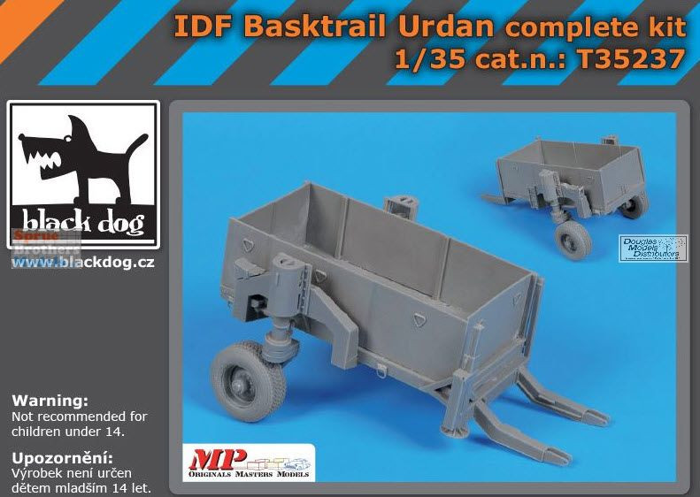 BLDT35237T 1:35 Black Dog IDF Basktrail Urdan Complete Kit - Sprue ...