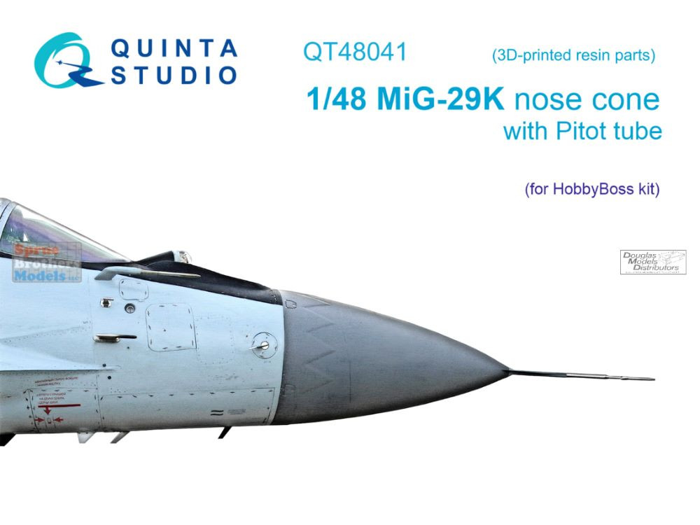 QTSQT48041 1:48 Quinta Studio - Correct Nose Cone for MiG-29K Fulcrum ...