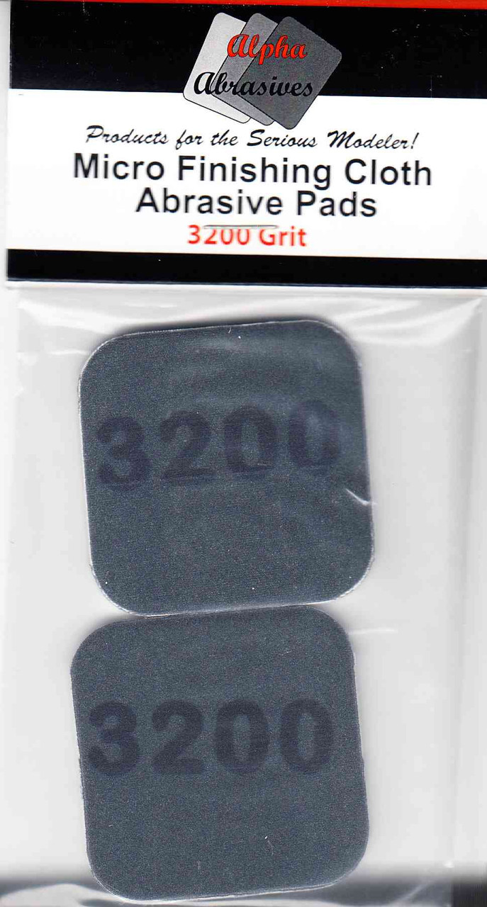 APA03200-2P Alpha Abrasives Micro Finishing Cloth Abrasive Pads - 3200 ...