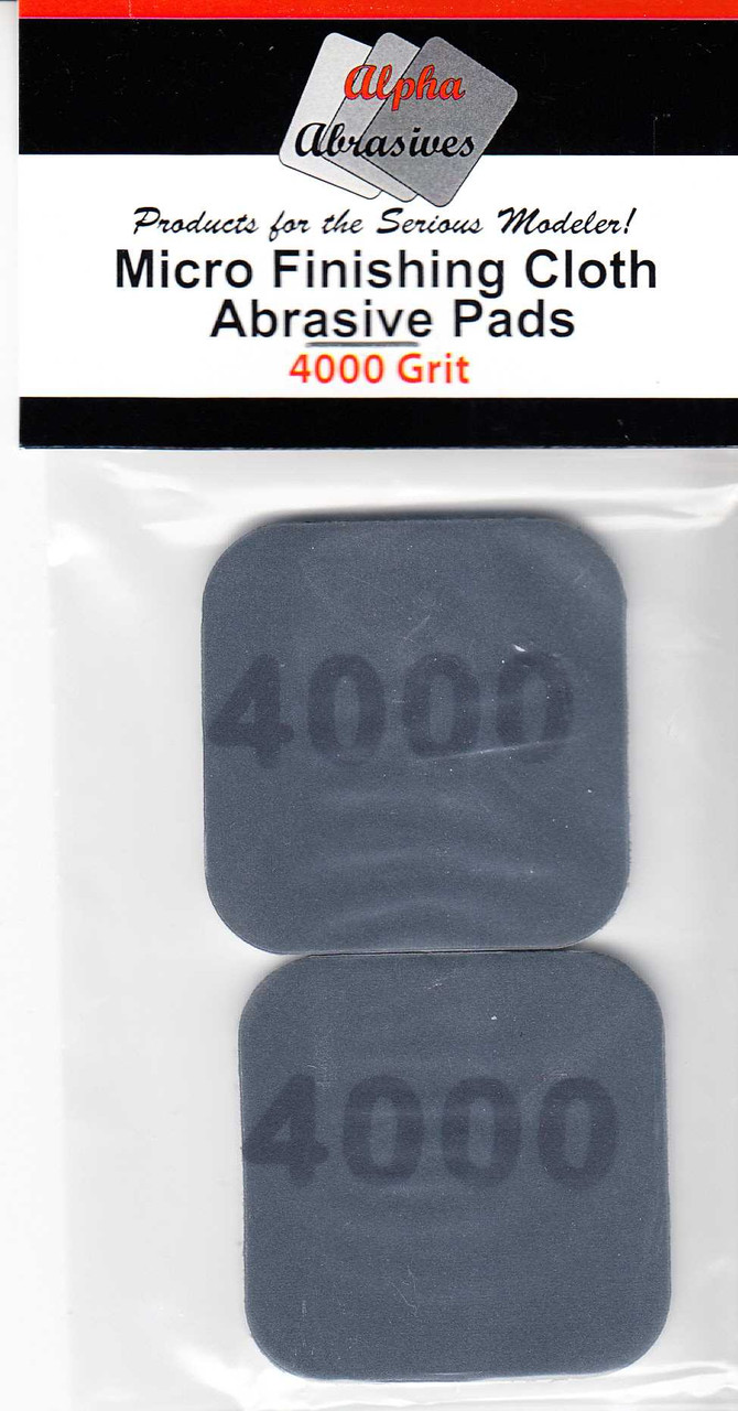 APA04000-2P Alpha Abrasives Micro Finishing Cloth Abrasive Pads - 4000 ...