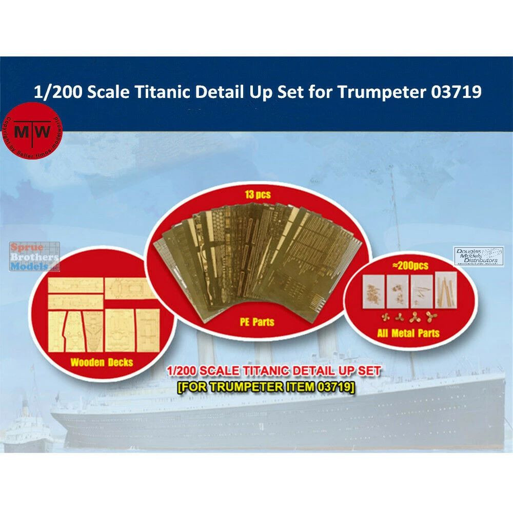 ILK66600 1:200 I Love Kit Titanic Detail Up Set (TRP kit) - Sprue ...