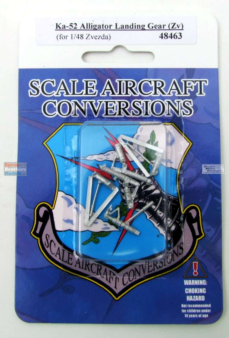 SAC48463 1:48 Scale Aircraft Conversions - Ka-52 Alligator Landing Gear ...