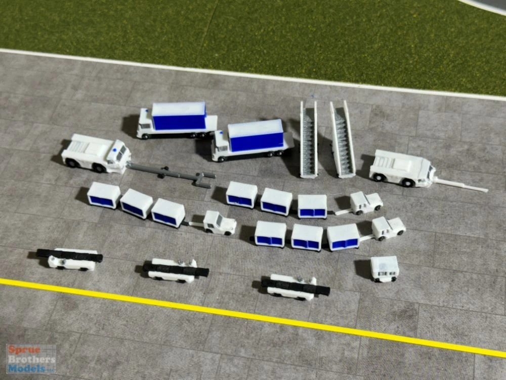 JST006 1:400 Jetset Models - Delta Airlines Ground Support Equipment ...