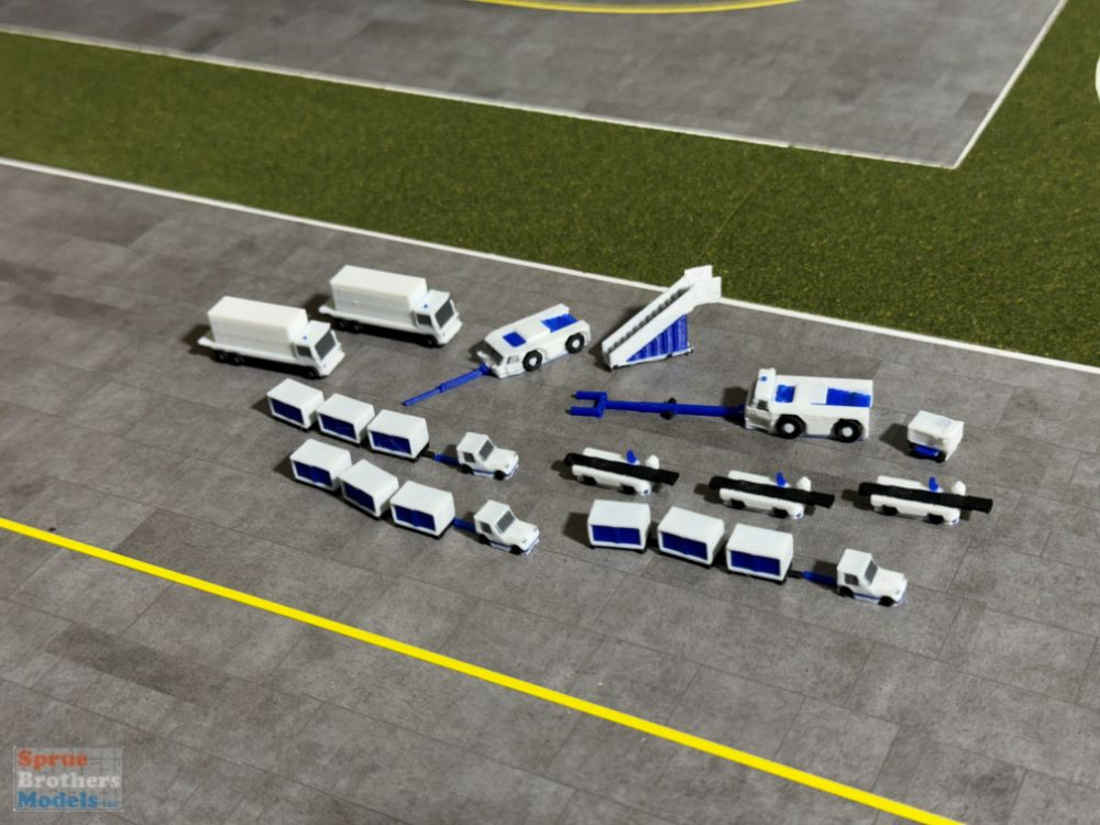 JST007 1:400 Jetset Models - United Airlines Ground Support Equipment ...