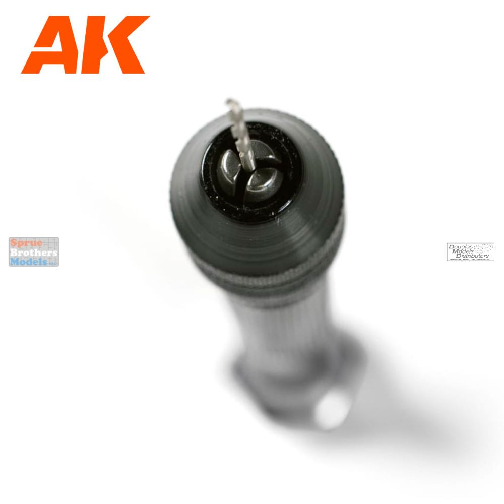 AKI009006 AK Interactive Hand Drill Precision Pin Vise (0.2mm - 3.4mm ...