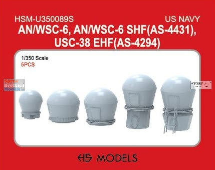 HSMU350089U 1:350 HS Models US Navy AN/WSC-6, AN/WSC-6 SHF (AS-4431 ...