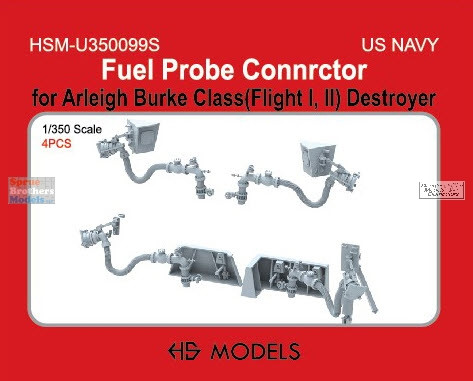 HSMU350099U 1:350 HS Models US Navy Fuel Probe Connector (for Arleigh ...