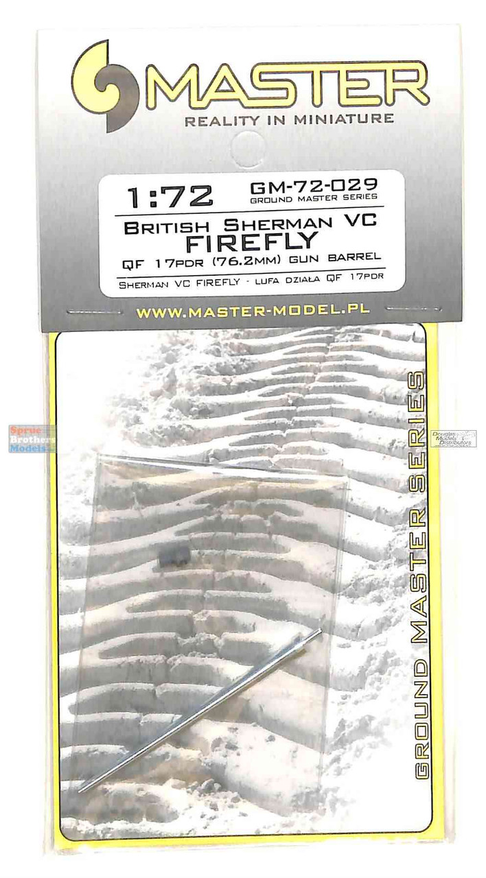 MASGM72029 1:72 Master Model Gun Barrel Set - Sherman Vc Firefly QF ...