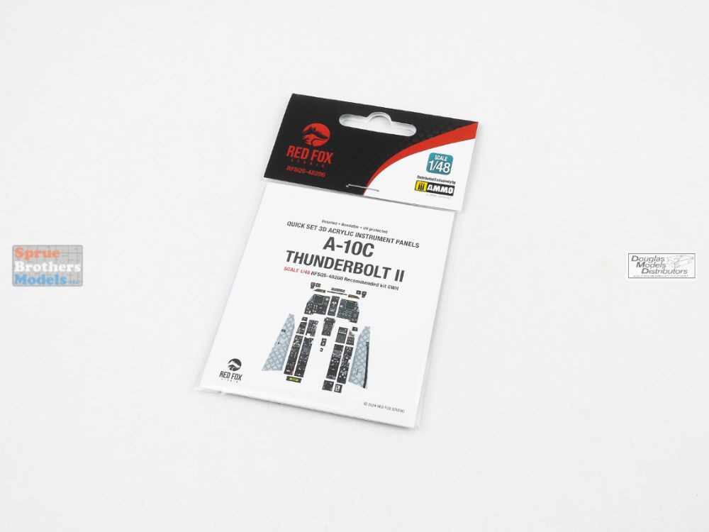 RFSQS48200 1:48 Red Fox Studio Instrument Panels - A-10C Thunderbolt II ...