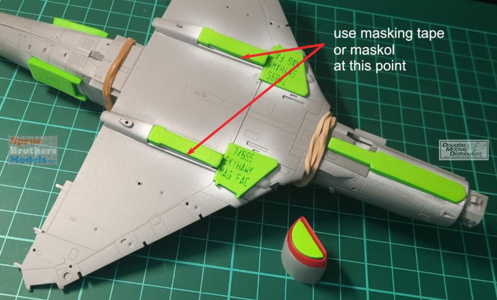 OMK74895 1:48 Omask Wheel Bay Plugs - A-4 Skyhawk (MGF kit) - Sprue ...