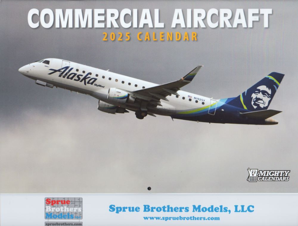 SBM085 Sprue Brothers Models 2025 Commerical Aircraft Wall Calendar by ...