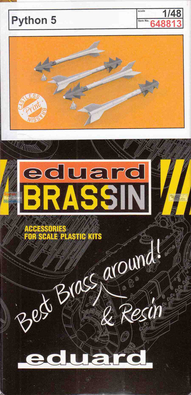 EDU648813 1:48 Eduard Brassin Python 5 Missile Set - Sprue Brothers ...