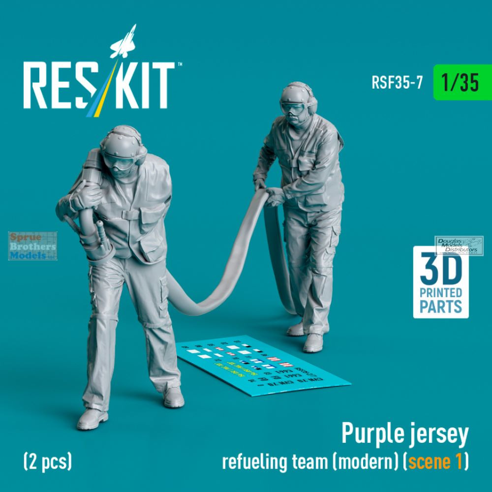 RESRSF350007F 1:35 ResKit Purple Jersey Refueling Team Modern Scene 1 ...