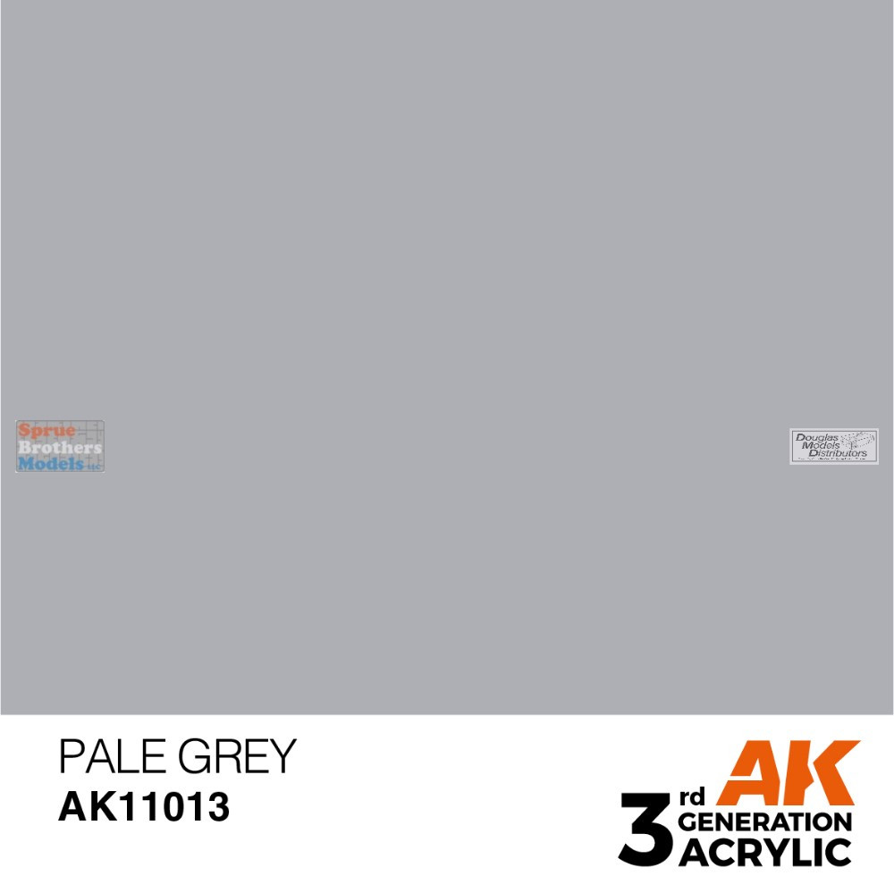 AKI011013 AK Interactive 3Gen Acrylic Paint 17ml - Pale Grey FS36300 ...