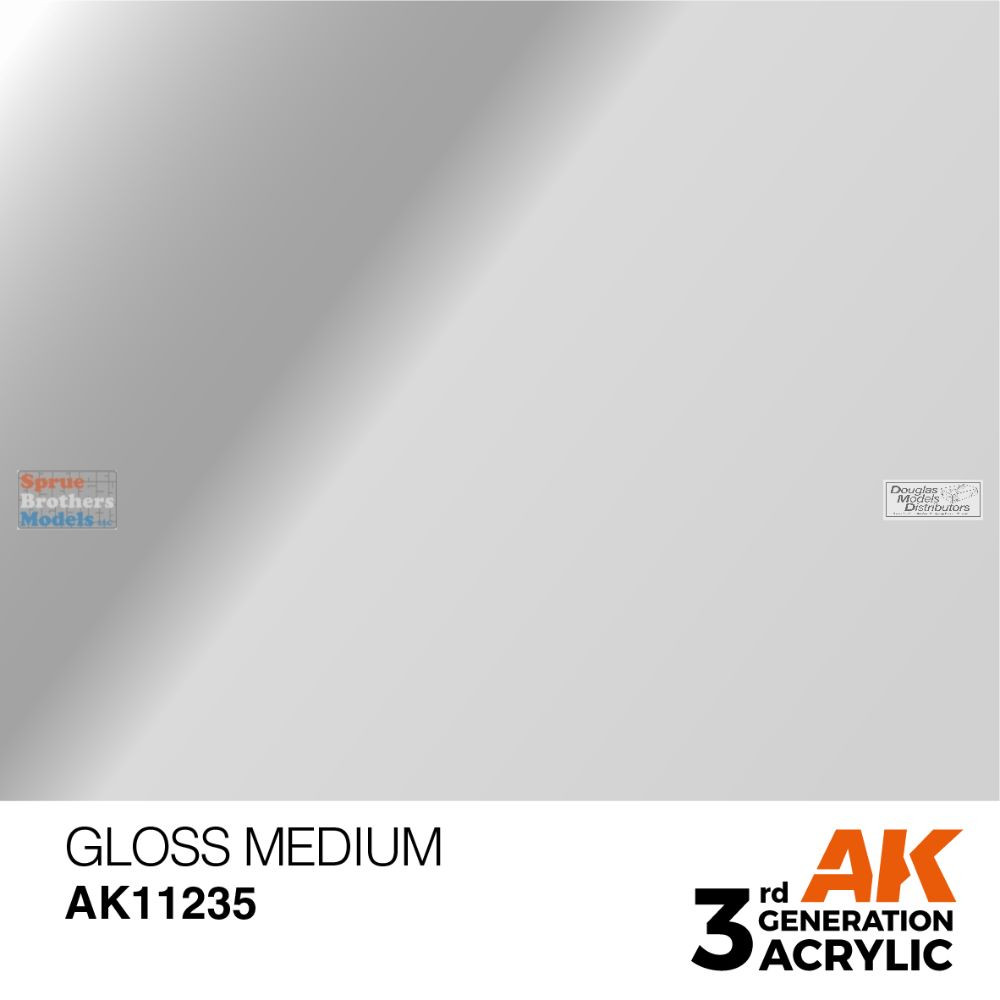 AKI011235 AK Interactive 3Gen Acrylic Paint 17ml - Gloss Metal - Sprue ...
