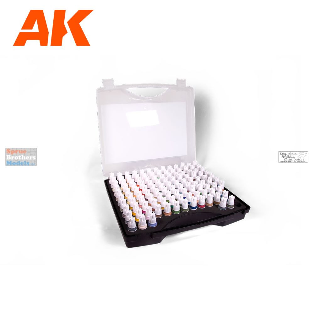 AKI011704 AK Interactive 3Gen Acrylic Paint Set - The Best 120 Colors ...