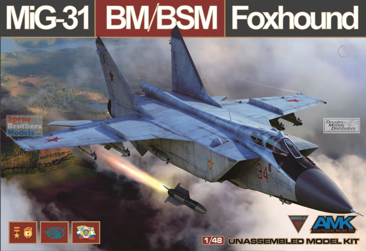 AMK88003-A 1:48 AMK Mikoyan MIG-31BM/BSM Foxhound - Sprue Brothers Models LLC