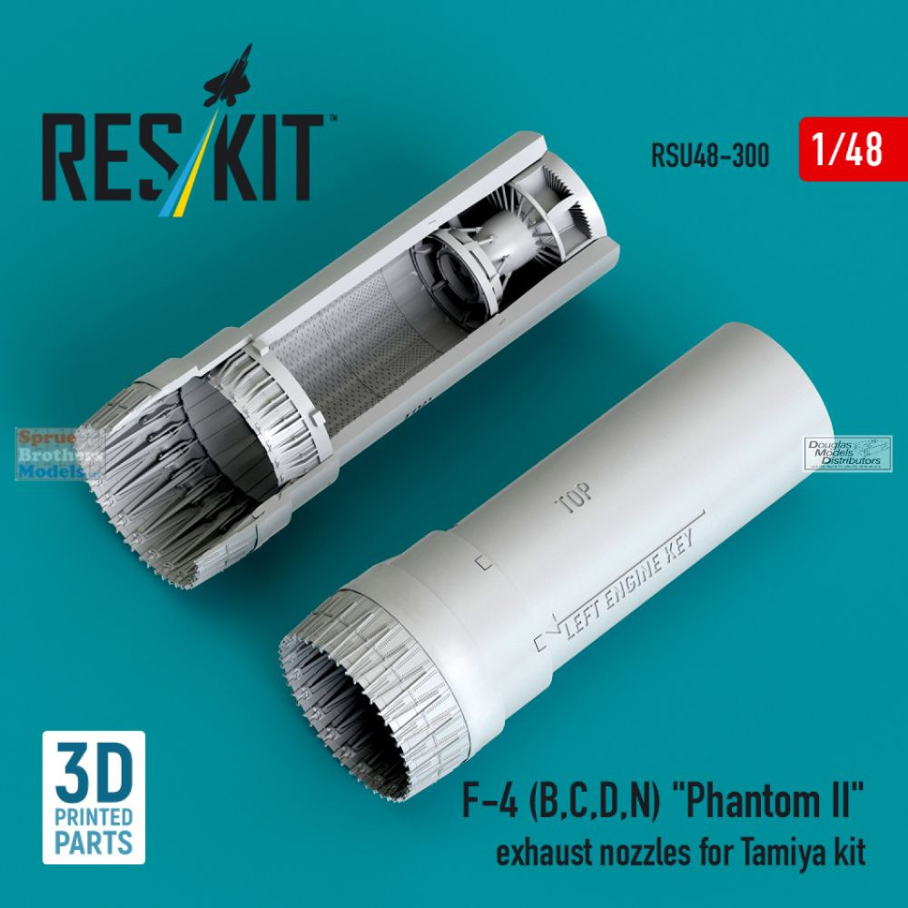 RESRSU480300U 1:48 ResKit F-4B F-4C F-4D F-4N Phantom II Exhaust ...