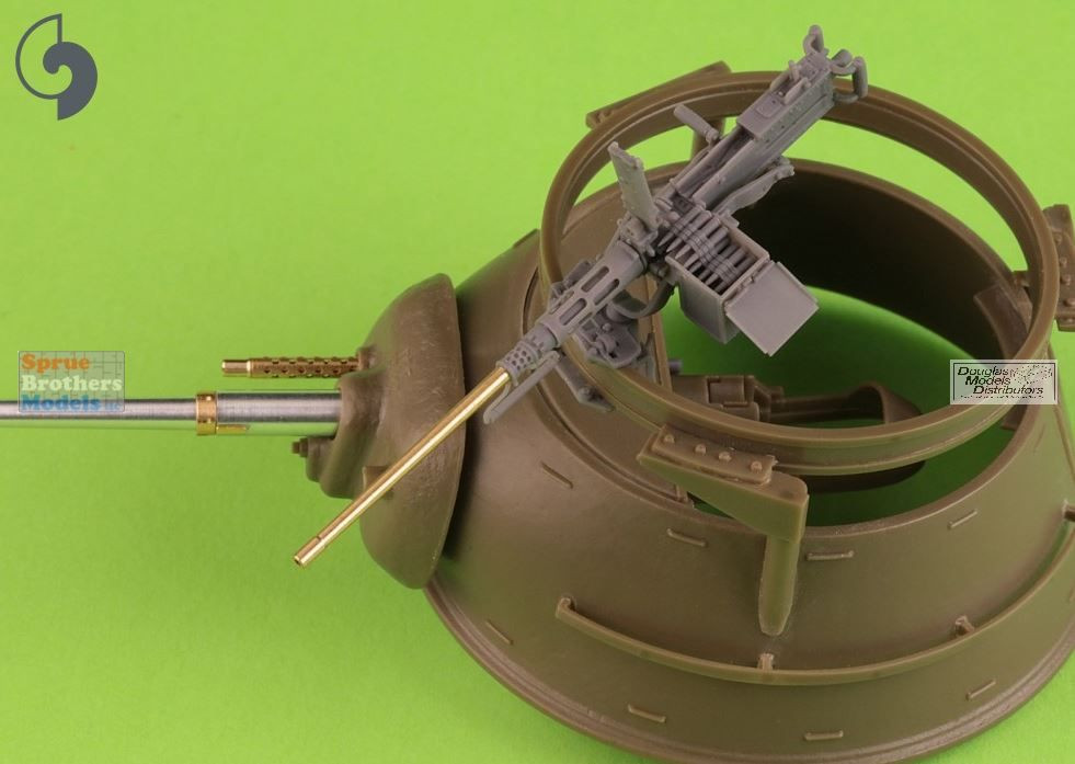 MASGM35073 1:35 Master Model Browning M2HB .50 cal for M49 Ring Mount ...