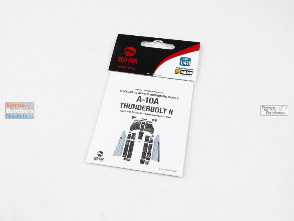 RFSQS48148 1:48 Red Fox Studio Instrument Panels - A-10A Thunderbolt II ...