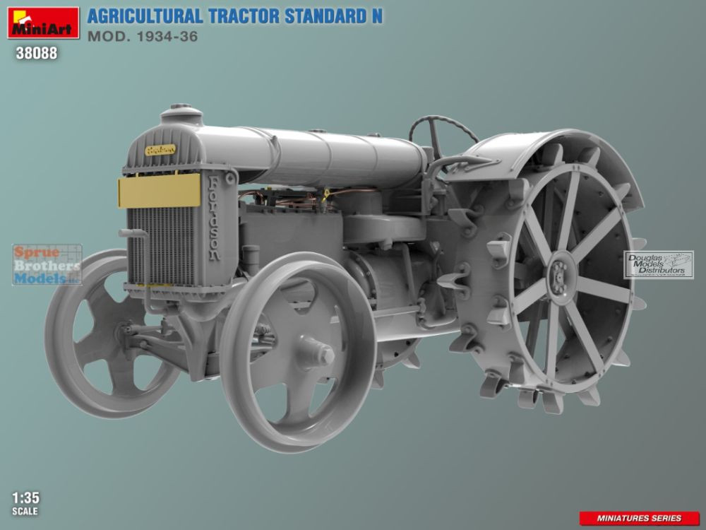 MIA38088 1:35 Miniart Agricultural Tractor Standard N Mod 1934-36 ...