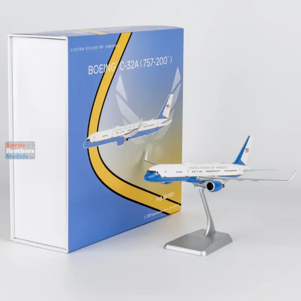 NGM42041 1:200 NG Model USAF C-32A (B757-200) Reg #98-0001 (pre-painted ...