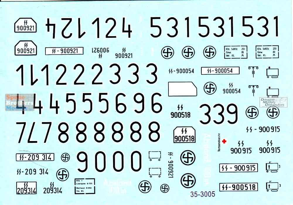SRD353005 1:35 Star Decals Battle of Berlin '45 #1: End of SS-Nordland ...