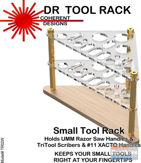 COH4002 Coherent Designs Dr Tool Rack - Small Tool Rack - Sprue ...