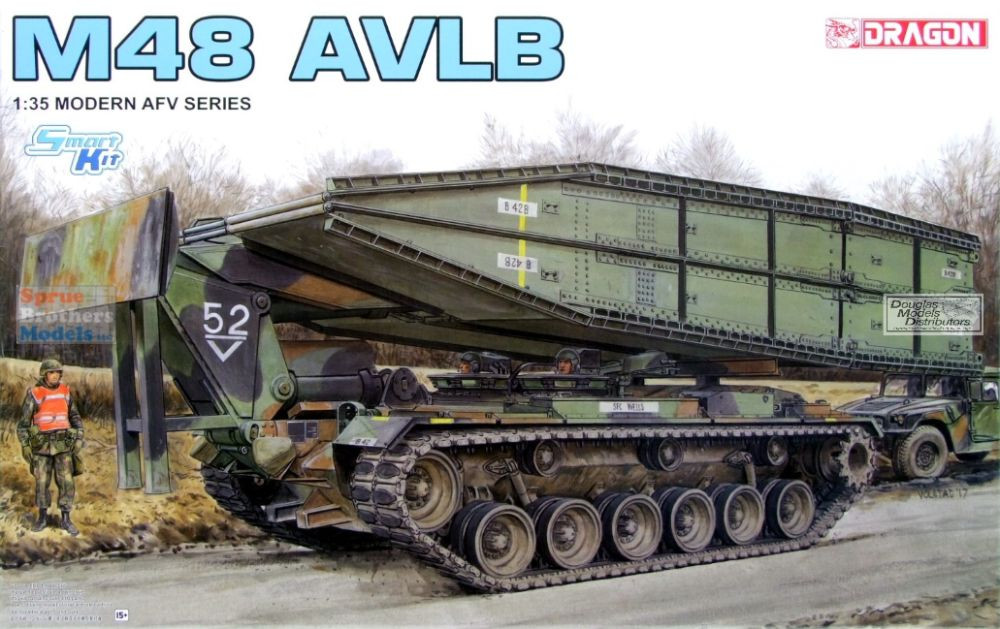 DML3606 1:35 Dragon M48 AVLB (Armored Vehicle Launched Bridge) - Sprue ...