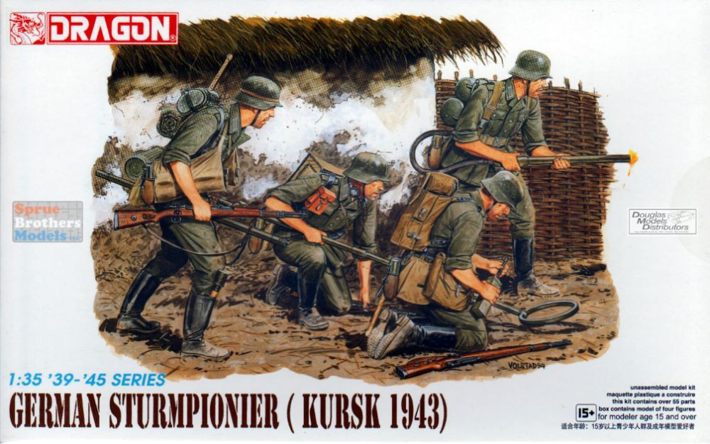 DML6024 1:35 Dragon German Sturmpionier Kursk '43 - Sprue Brothers ...