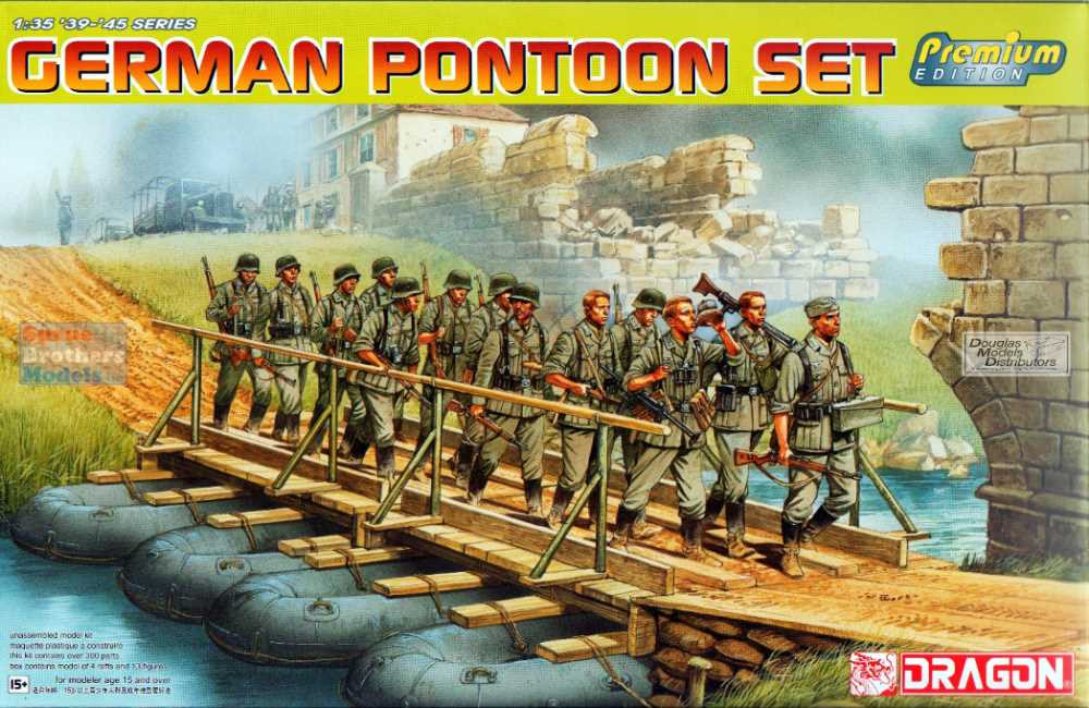 DML6532 1:35 Dragon German Pontoon Set ~ Premium Edition - Sprue ...