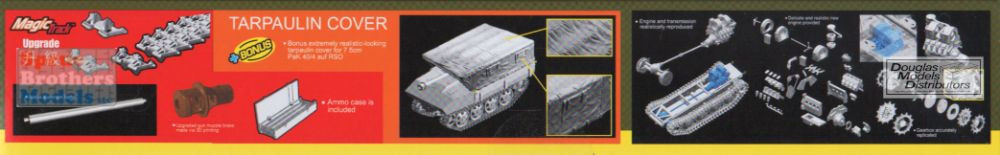 DML6640 1:35 Dragon 7.5cm PaK 40/4 auf RSO ~ Smart Kit - Sprue Brothers ...