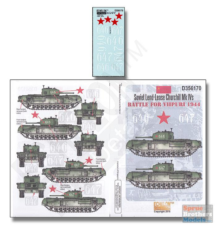 ECH356170 1:35 Echelon Soviet Lend-Lease Churchill Mk.IVs Battle for ...