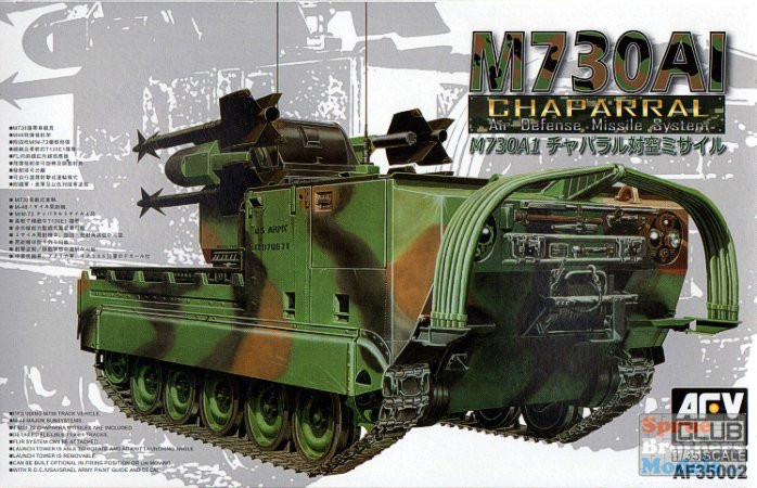 AFV35002 1:35 AFV Club M730A1 Chaparral - Sprue Brothers Models LLC